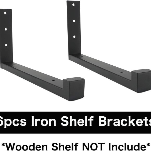 EZYDECOR | Storage & Organization | Ezydecor 6pcs Shelf Brackets Inch ...